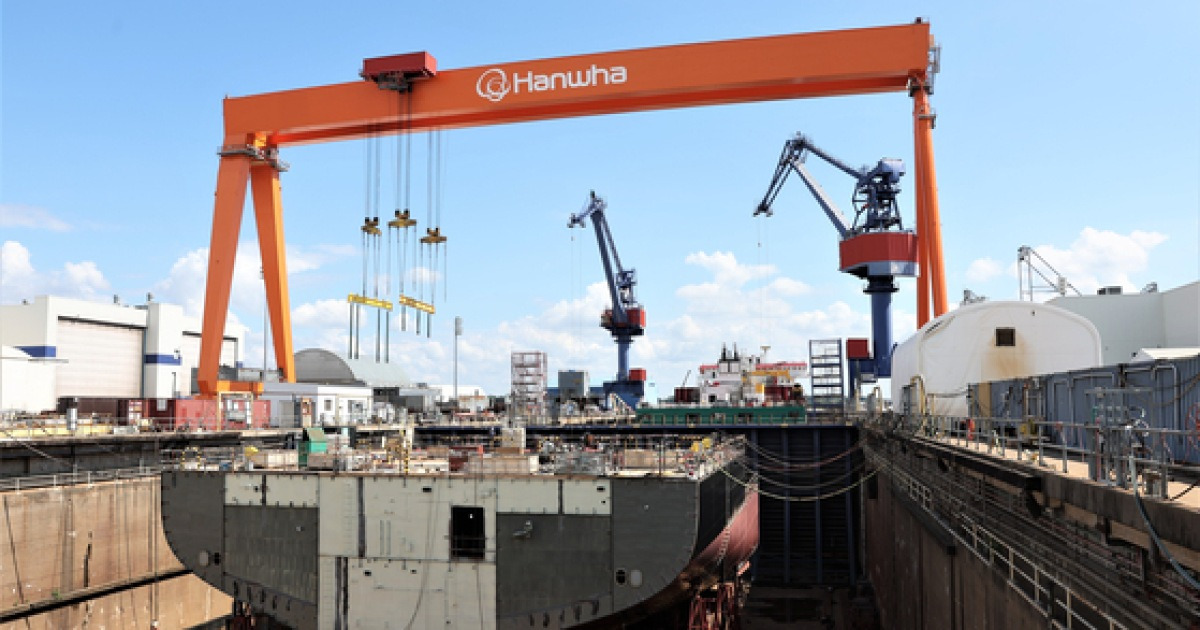 Seoul’s nuclear sub ambitions face test at Hanwha’s US yard