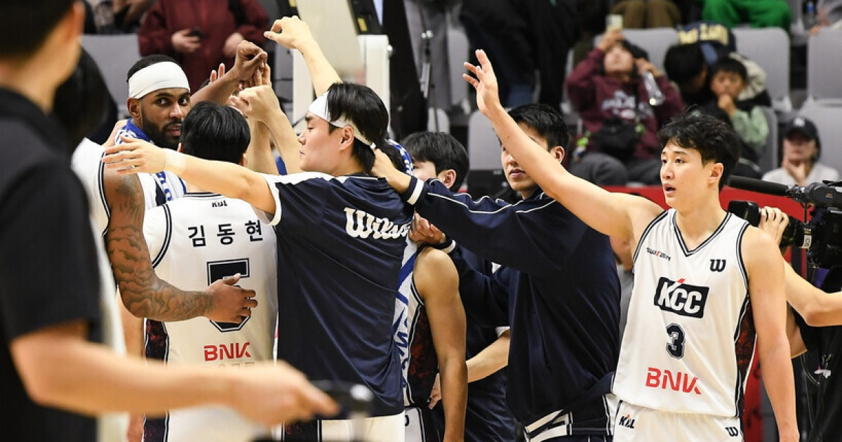 [포토] KCC, 89-81로 KT에 원정 승리