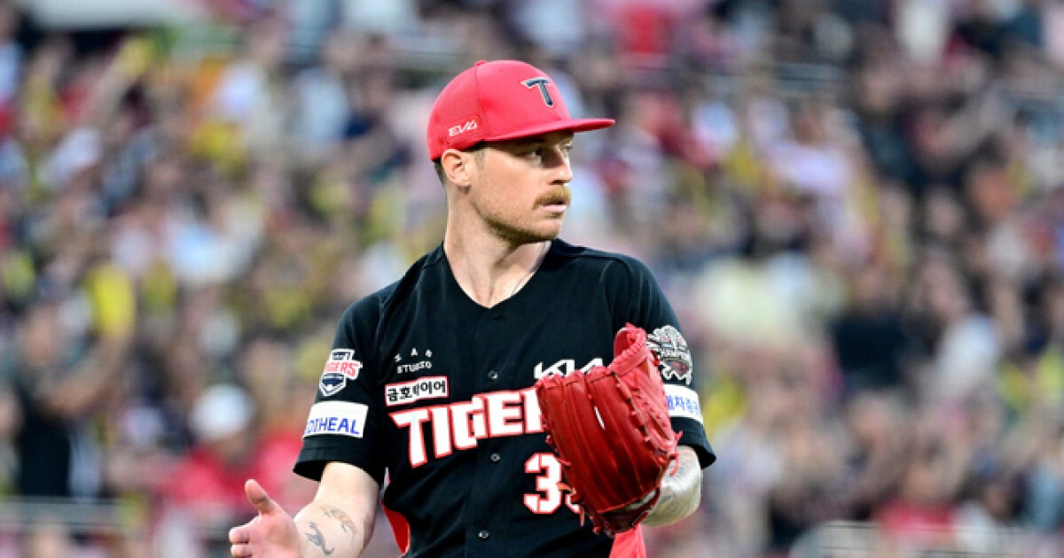 꽃감독 40일 공백 지적했지만 158km 강력 구위 포기도 어렵다...KIA 11승 외인, 재계약으로 가닥잡히나