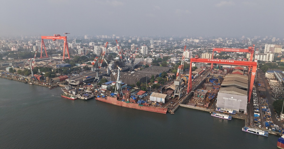 HD Hyundai signs MOU on naval shipbuilding program with India's Cochin ...