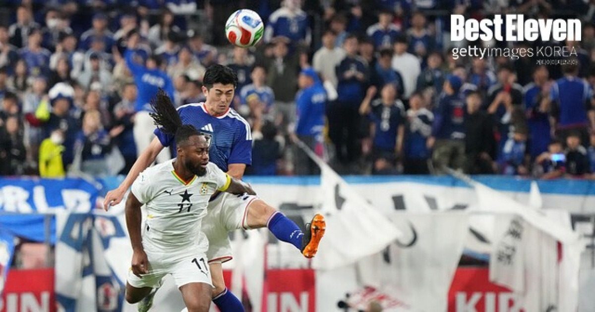 EPL 6골 3도움도 안 통하는 日 수비… 가나 '폭격기' 세메뇨의 항복 선언, "일본은 정말 엄청나다"