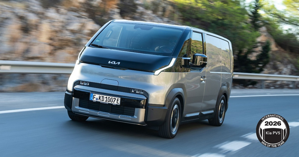 Kia's PV5 named 2026 Int'l Van of the Year, first Asian model to win honor