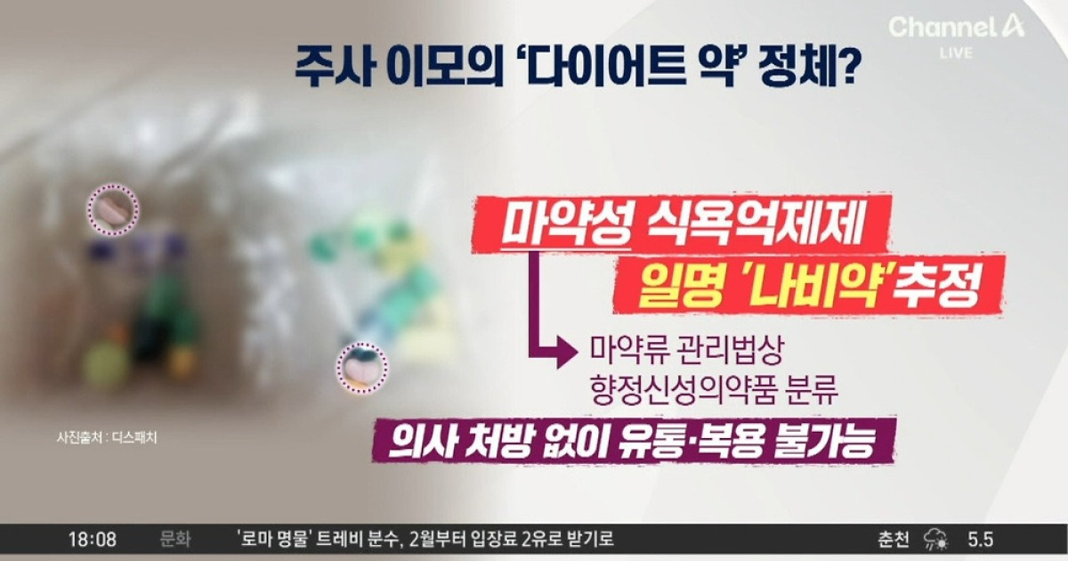 주사 이모의 ‘다이어트 약’ 정체?…일명 ‘나비약’ 추정