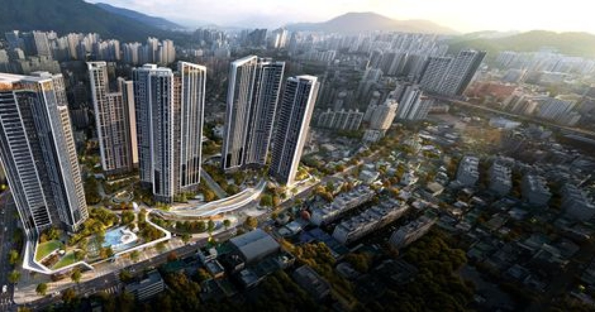 HDC현대산업개발, 부산 온천5구역 재개발 수주…'4조클럽' 달성