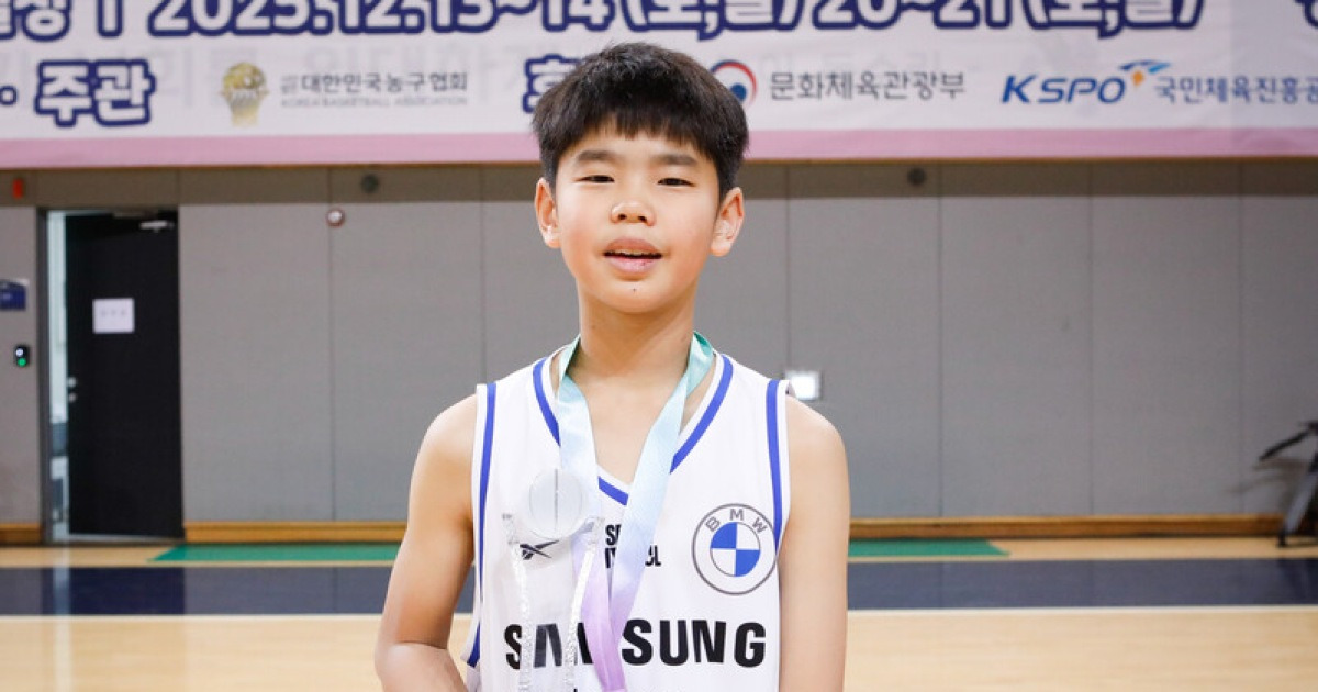 [통합유소년대회] '남초부 MVP' 분당삼성 이관석, "엘리트 팀 체력 좋더라"