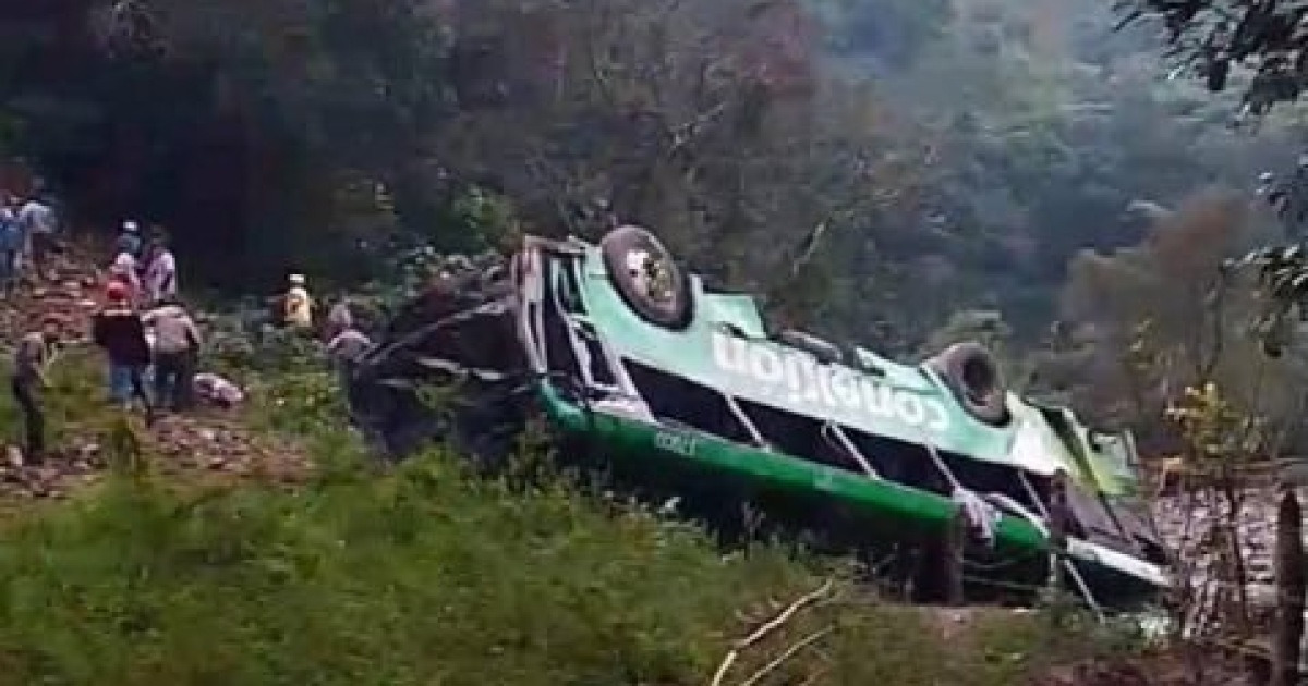 크리스마스의 비극…멕시코 협곡 버스 추락해 42명 사상