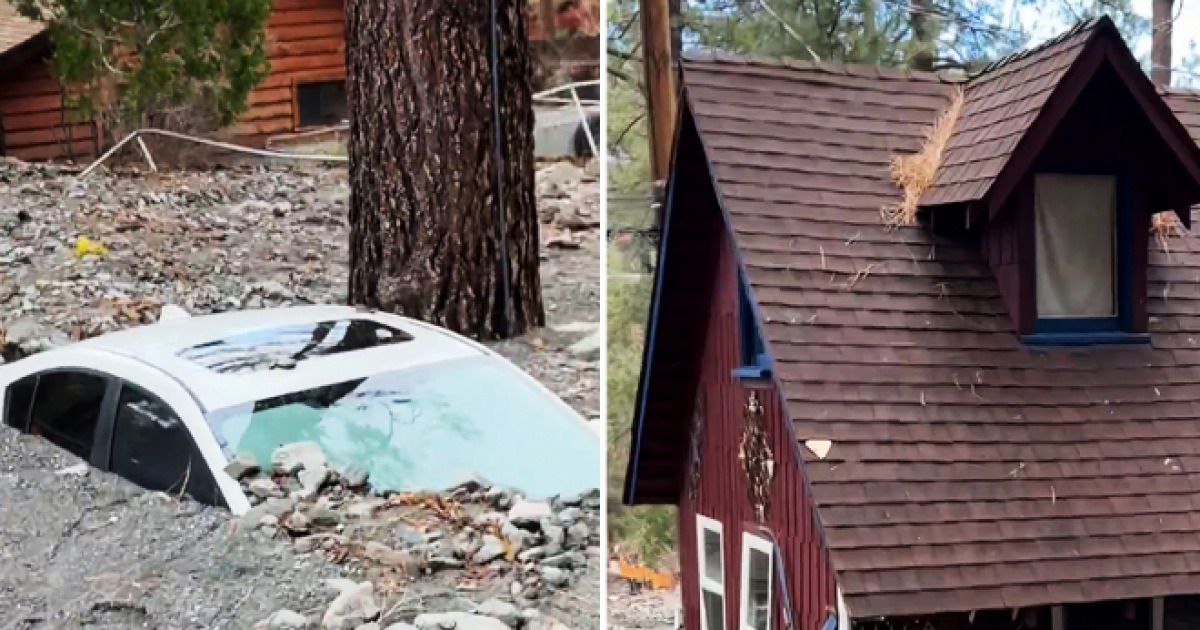 [영상] 흙더미에 파묻힌 美 캘리포니아…산사태가 지나간 자리 [포착]