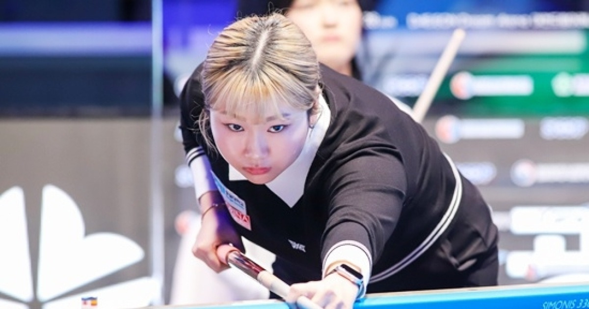 ‘파죽지세’ 박세정, 백가인 완파하고 ‘빌리어드 페스티벌’ 女캐롬 우승…2개 대회 연속 정상