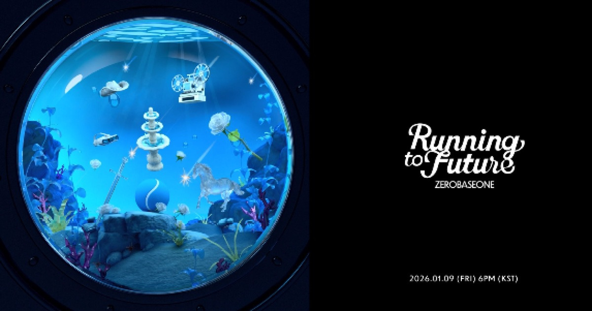 제로베이스원, 신곡 ‘Running To Future’ 트랙 샘플러 공개…푸르른 여정 조명