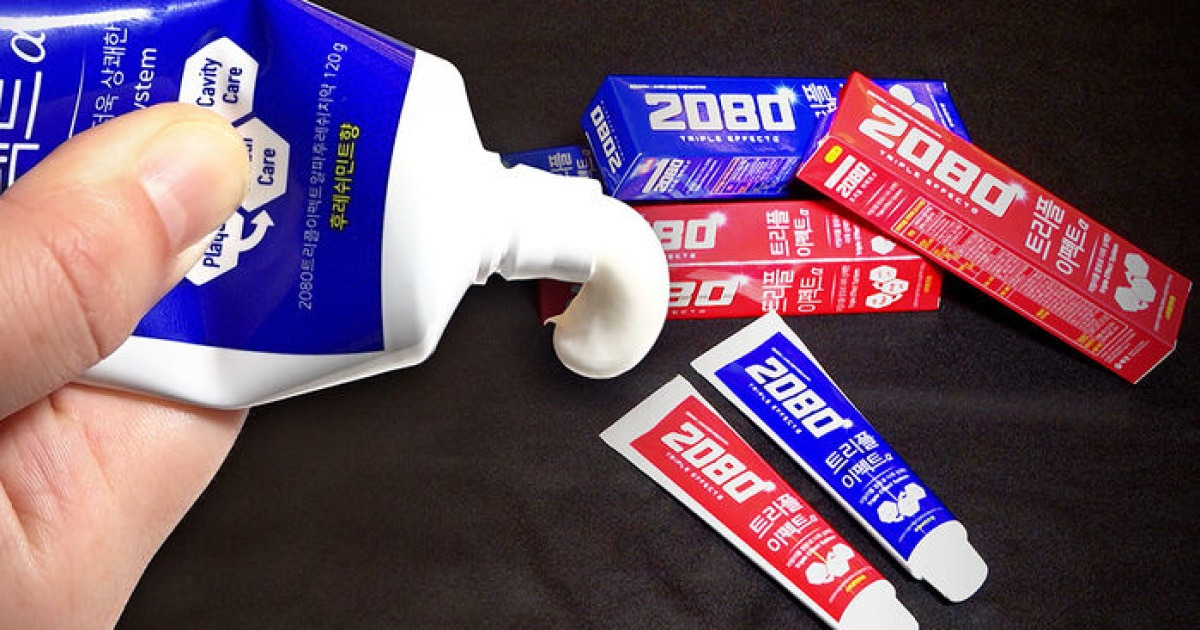 [단독] '금지 성분' 2080 치약, 국내 3년간 팔렸다