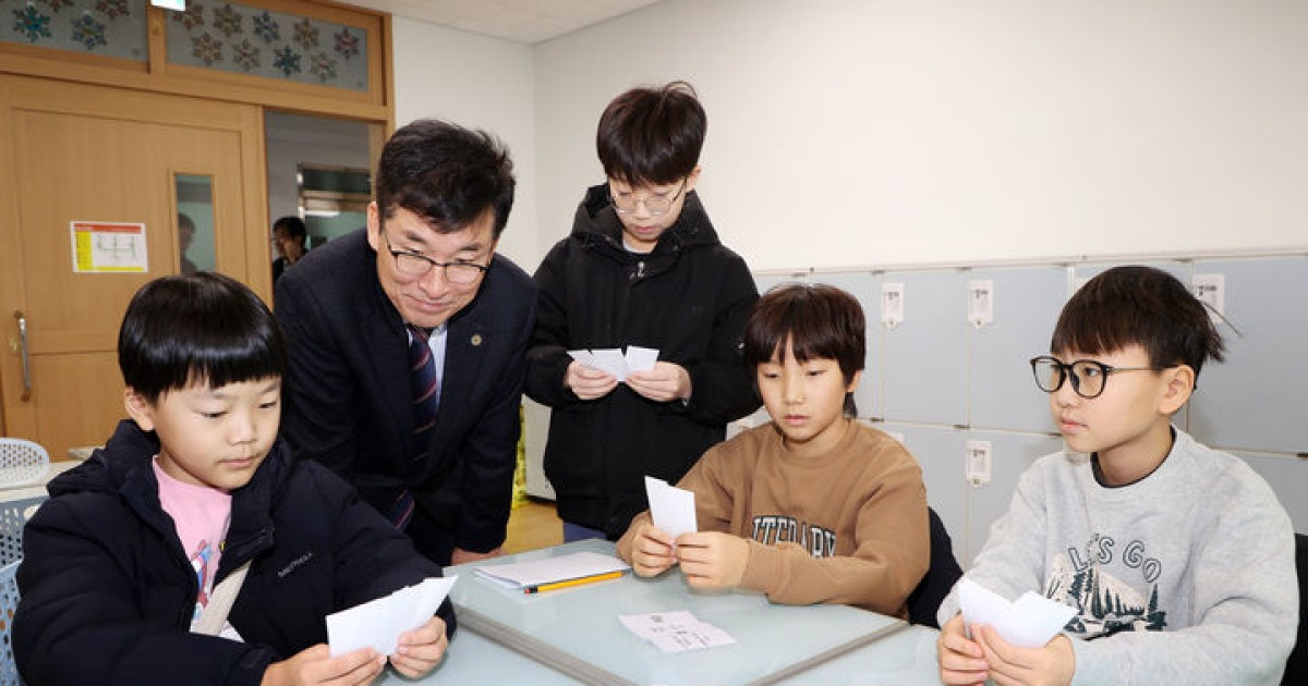 [교육소식]윤건영 교육감, 겨울방학 '학력도약 교실' 방문 등