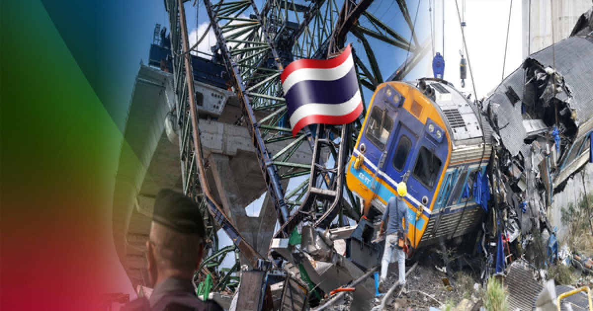 태국서 크레인 열차 덮쳐…한국인 등 32명 사망