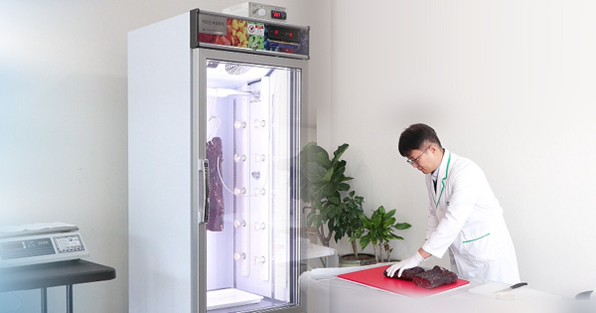 적외선으로 48시간이면 맛 좋은 소고기 OK