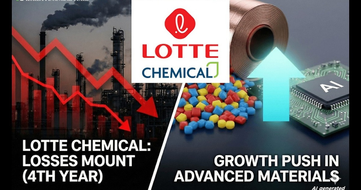 Lotte Chemical's Losses Mount for 4th Year as Basic Chemical Unit ...
