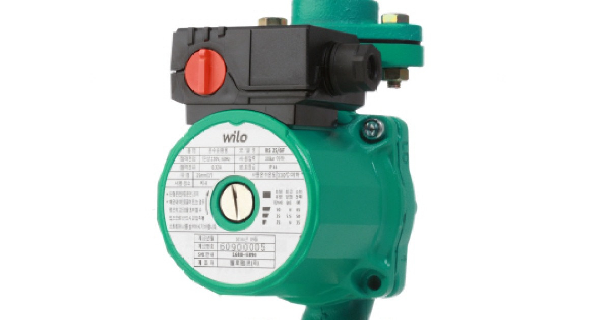 월로펌프 프리미엄 온수 순환용 펌프 출시