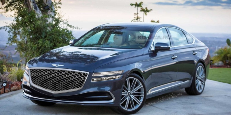 제네시스 G80 풀체인지 앞서 보는 디자인 'G90 축소판' | 오토헤럴드