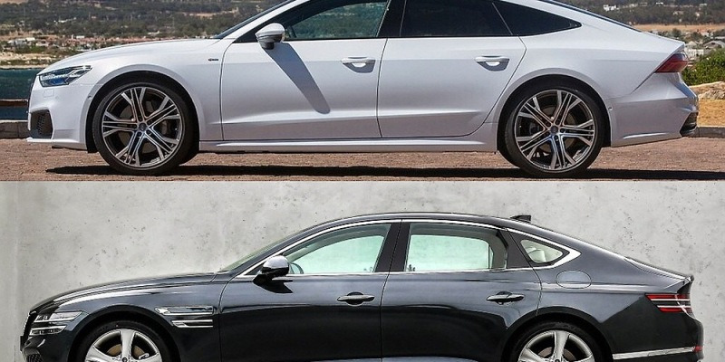 G80 VS A7 비교, 가격 차이는 천만원 수준 | 탑라이더