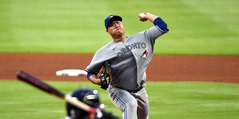 [MLB 포토] '삼진 퍼레이드' 류현진, '5이닝 8K 무실점' | 다음스포츠