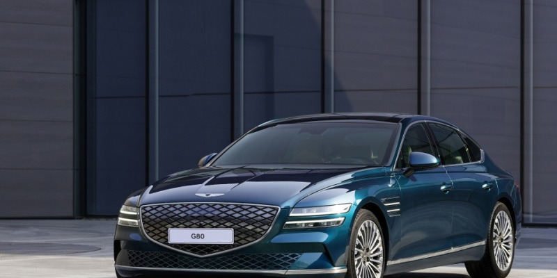 [2021 상하이] 제네시스 G80e AWD, 최대 427km 주행..0-100km/h 4.9초 | 모터그래프