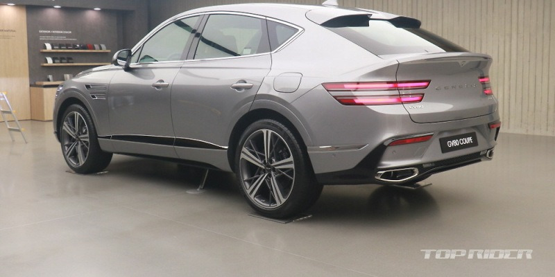 제네시스 GV80 쿠페 실물은 이런 모습, G80만큼 스포티해 | 탑라이더