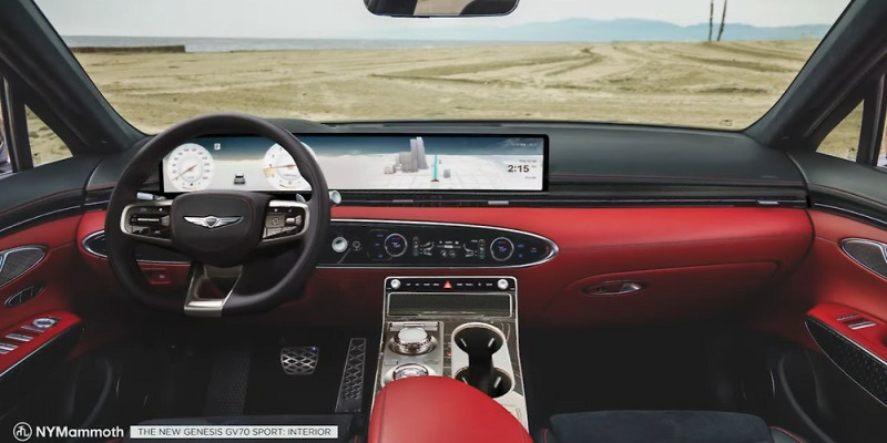 “화려하고 고급스러워” GV70 F/L 인테리어 예상도 | 더드라이브