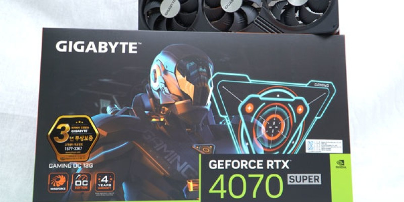 더 슈퍼하고 쾌적한 기가바이트 지포스 RTX 4070 Super Gaming OC 제이씨현 | 보드나라/케이벤치