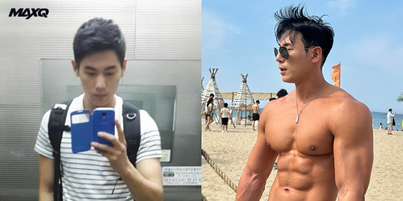 “동일인 맞나요?” 184cm-63kg에서 딴 사람 된 남자 | 맥스큐