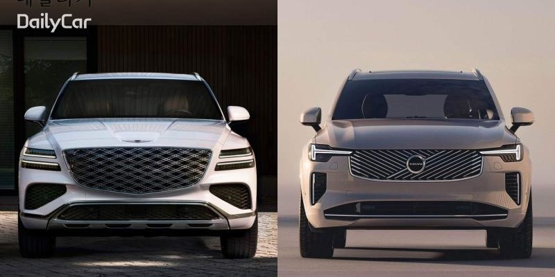 ‘볼보 XC90’ vs. ‘제네시스 GV80’ 대형 프리미엄 SUV..소비자 선택은? | 데일리카