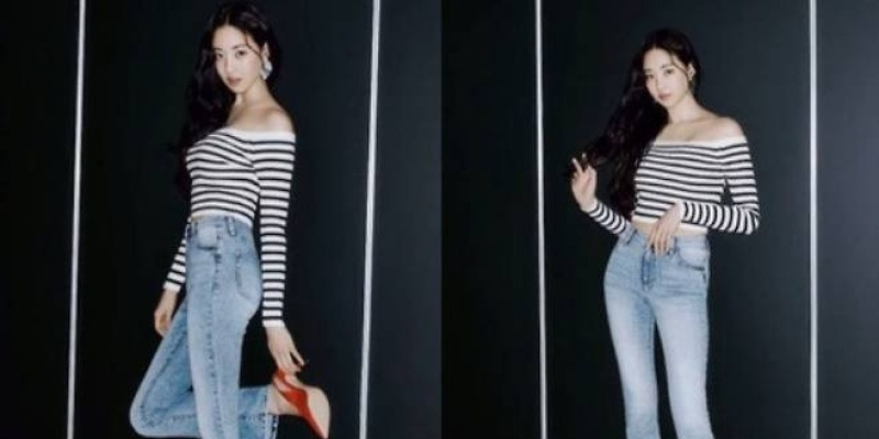 키 173cm에 너무 예뻐 46세라고 도저히 믿기지 않는 배우,데님룩"얼마나 예쁘길래" | 셀럽뉴스