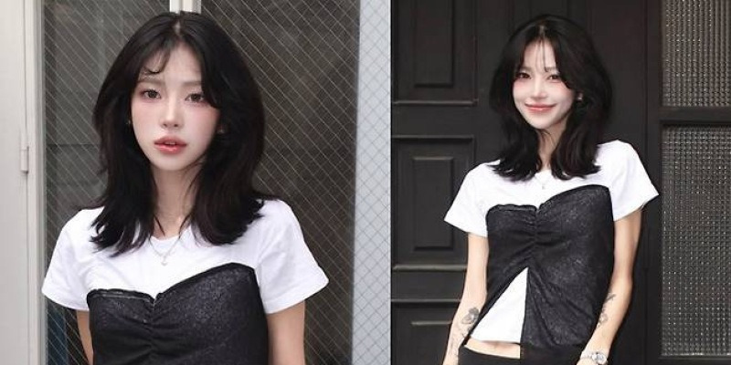 한때 96kg? 45kg 감량 후 '종이 인형'처럼 변신한 SNS 스타, 슬릿탑 데일리룩 | 스타와 패션