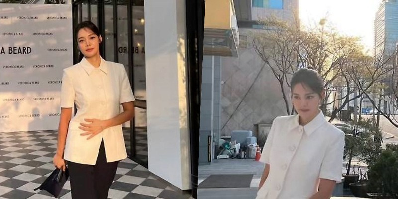 42세라는데 얼굴은 20대… 173cm 압도적 비율의 방송인, 모던룩 | 대본은 내운명