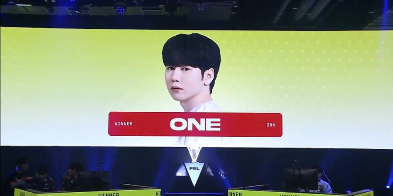 DRX 'ONE' 이원주, 농심 'TK777' 꺾고 8강 진출 성공 | 인벤