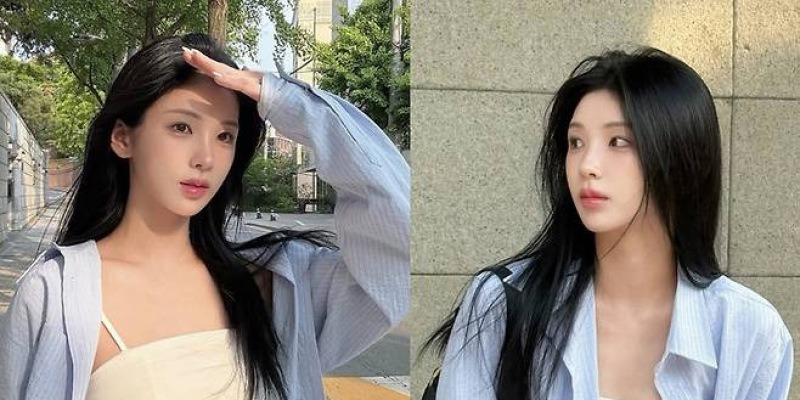 169cm·49kg에 분위기까지 금수저급… 압도적 실루엣 자랑한 여배우, 데일리룩 | 대본은 내운명