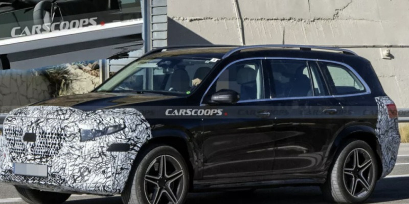 “이게 SUV라고?” 벤츠 GLS 페이스리프트 디자인 실물급 유출 | EV-Hotissue